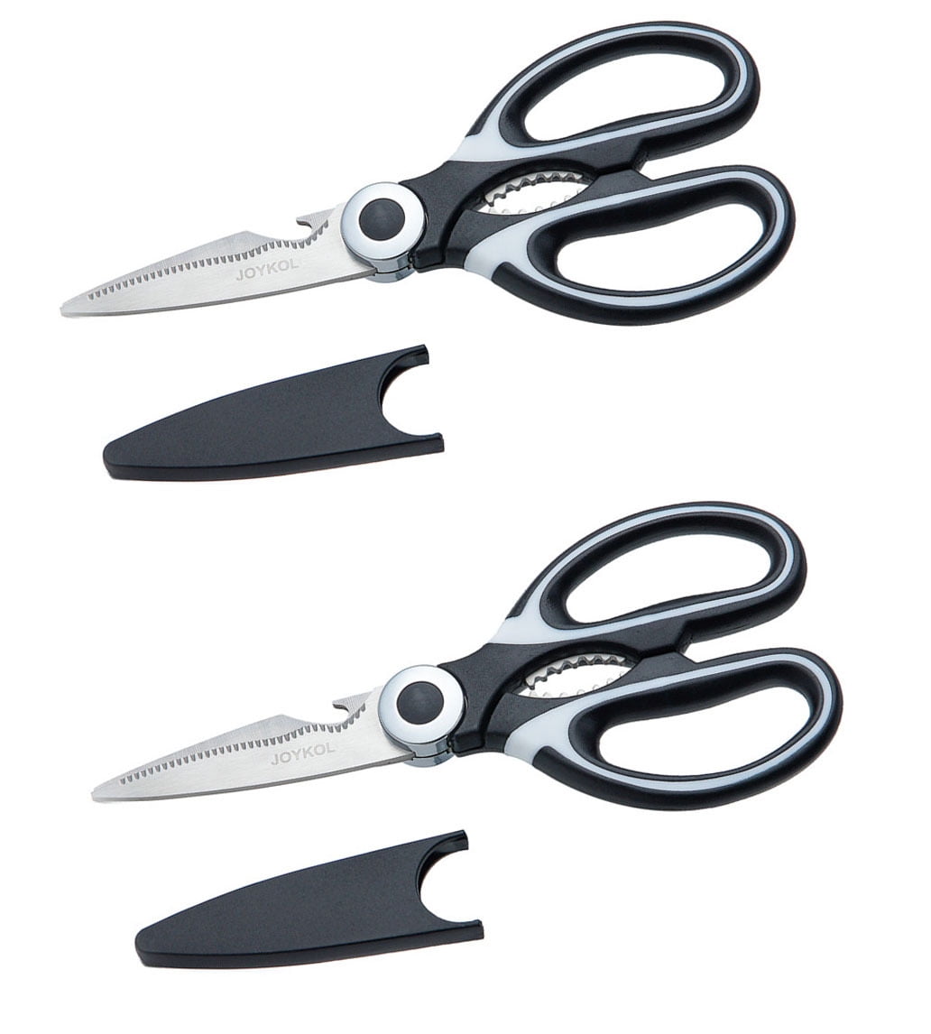 Kitchen Scissors Set (Pack of 2),Premium Stainless Steel Heavy Duty ...