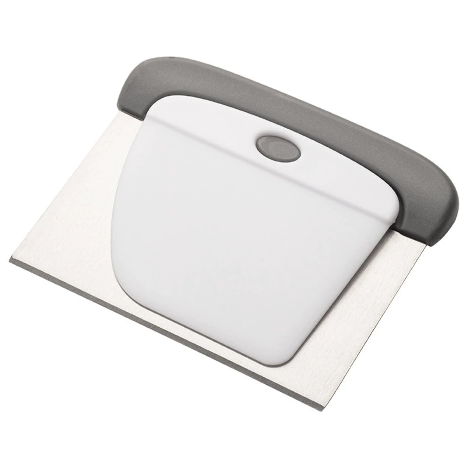 Kitchen Scraper - 2-in-1 Stainless Steel Bench Scraper & Dough Cutter ...