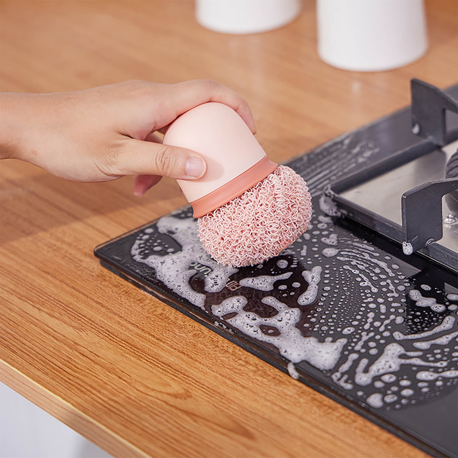 Kitchen Scrub Pads for Wand Steel Wire Stainless Steel Replaceable ...