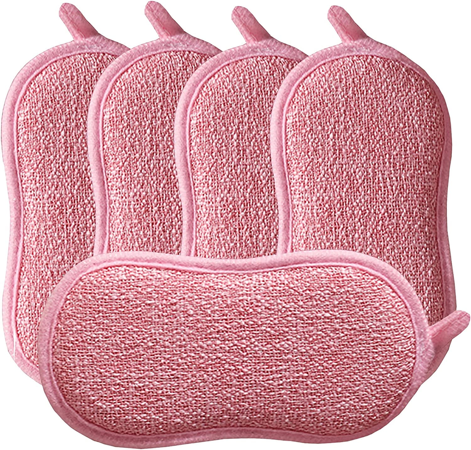 Kitchen Scrub Sponges, iPstyle Non-Scratch Dishwashing Sponge Durable ...