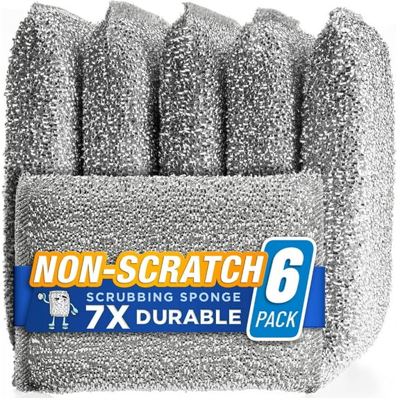 Kitchen Scrubbing Sponges - Heavy Duty Non-Scratch Scrubbing Cleaner ...