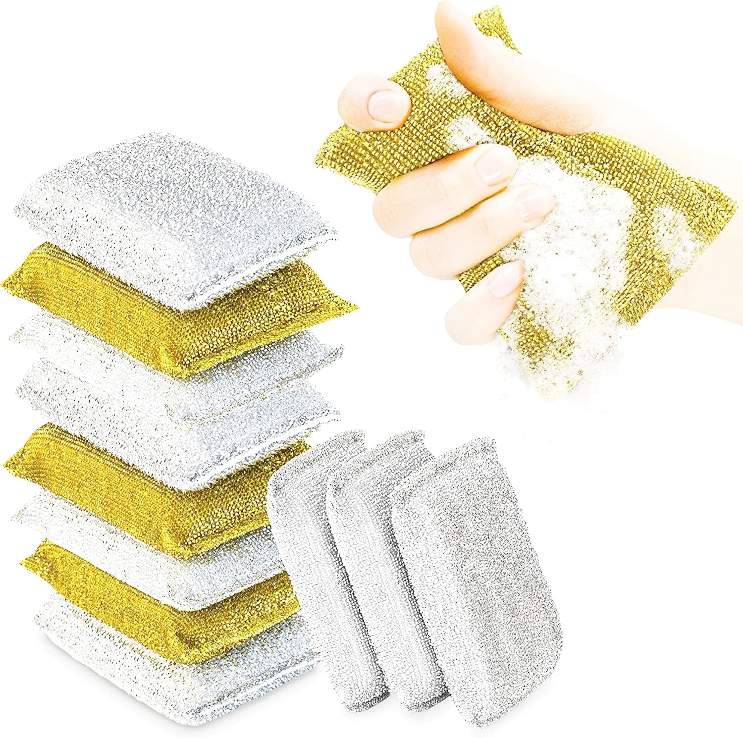 Kitchen Scrubbing Sponges - Heavy Duty Non-Scratch Scrubbing Cleaner ...