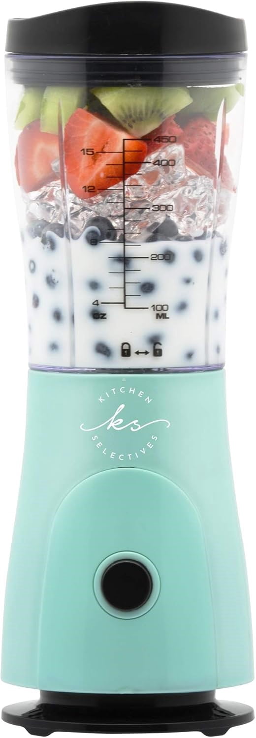 Kitchen Selectives Small Machine Blend | 14-Ounce Mini Blender Color ...