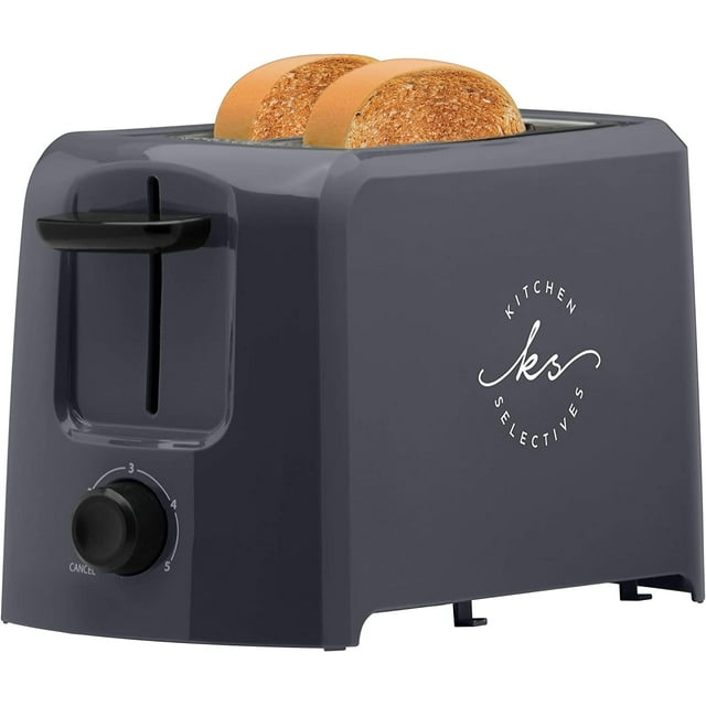 Kitchen Selectives 2 Slice Toaster Dark Gray - Walmart.com