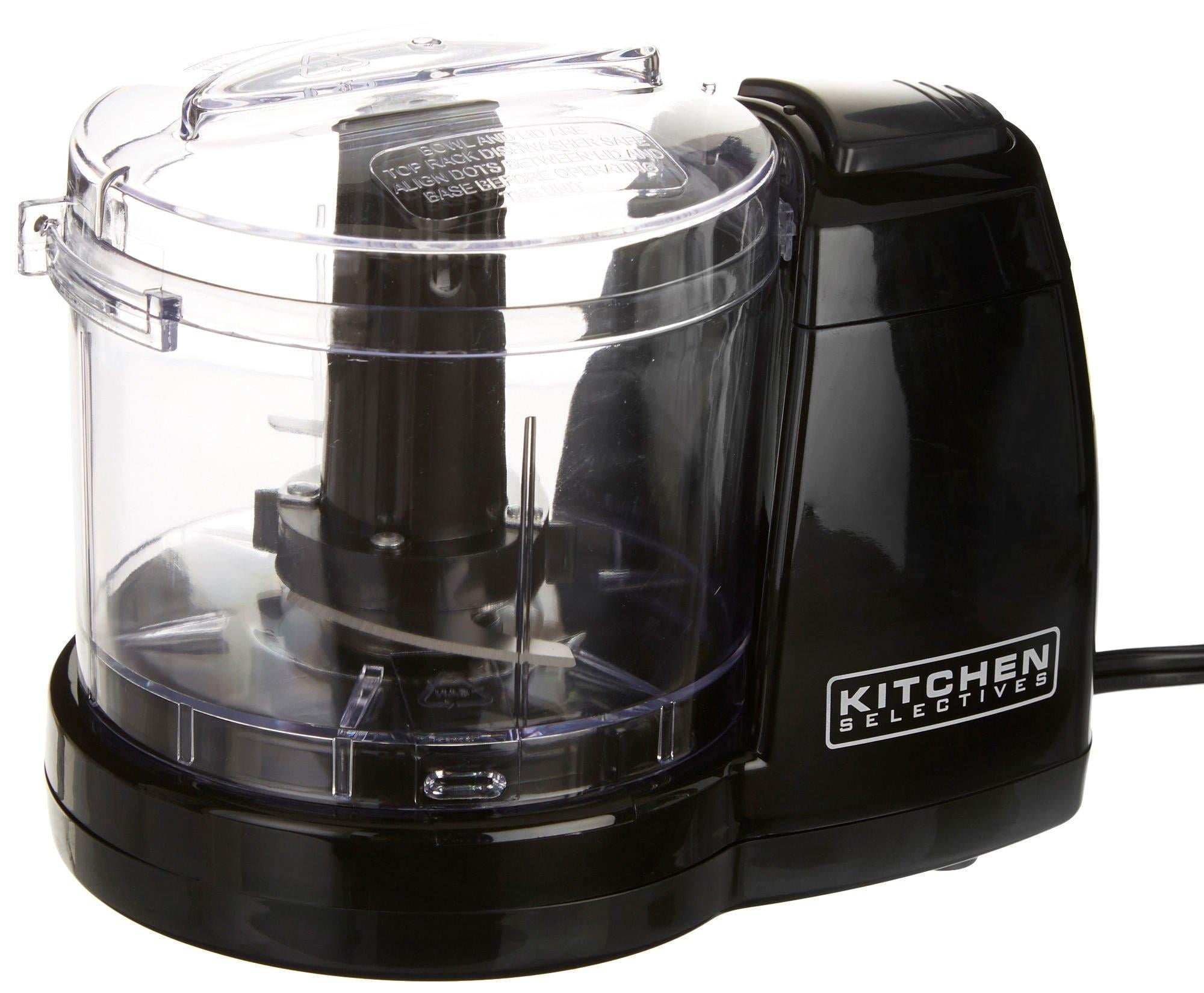 Kitchen Selectives, Mini Chopper, MC-6BL, Black, 1.5 Cups - Walmart.com