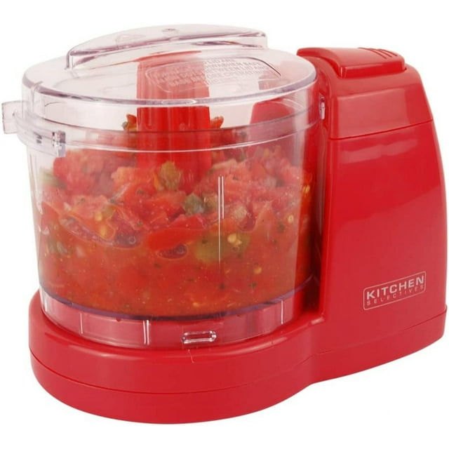 Kitchen Selectives Mini Chopper, Red, 1.5 cups - Walmart.com