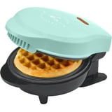 Kitchen Selectives WM-46MG Mini Waffle Maker, 4 Inch, Mint Green ...