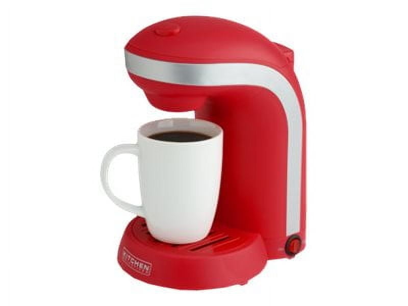 Kitchen Selectives Single Drip Coffee Maker with Mug, Red, New, Model ...