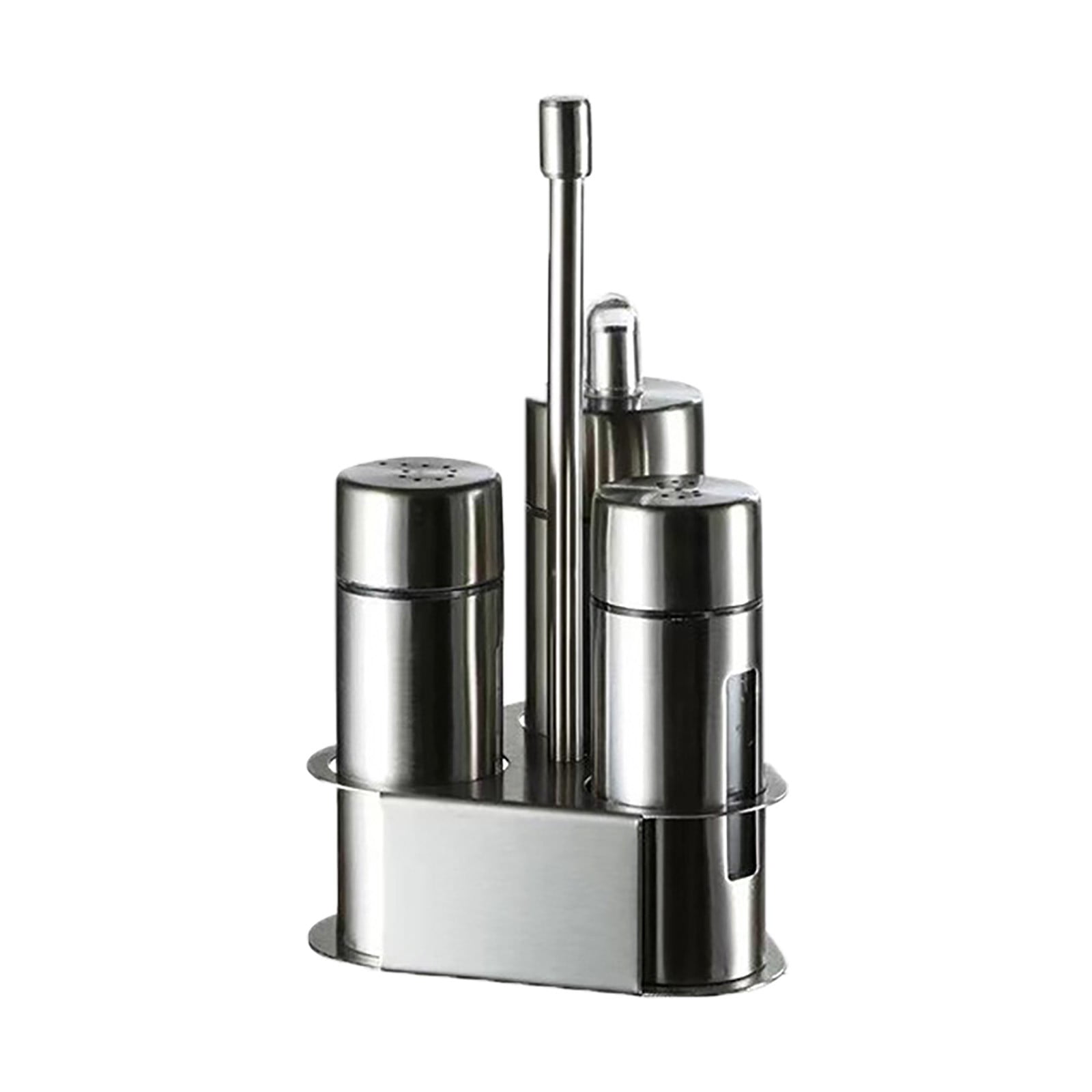 Kitchen Set: 3 Piece Solid & Liquid Condiment Dispenser Set Oil Vinegar ...