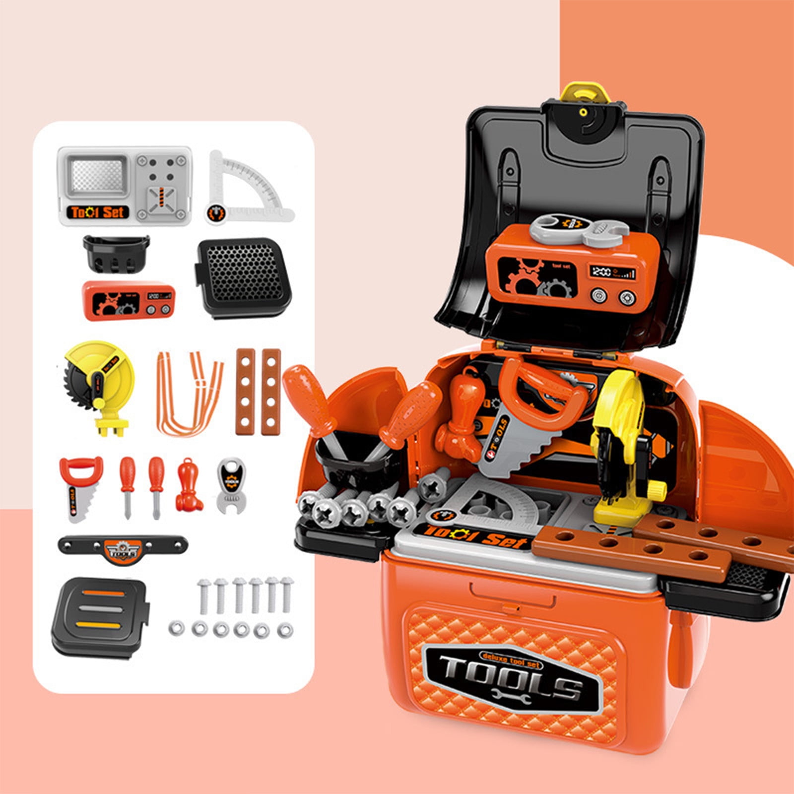 Kitchen Set With Play Food For Toddlers Boys Girls, Kids Makeup Kit ...