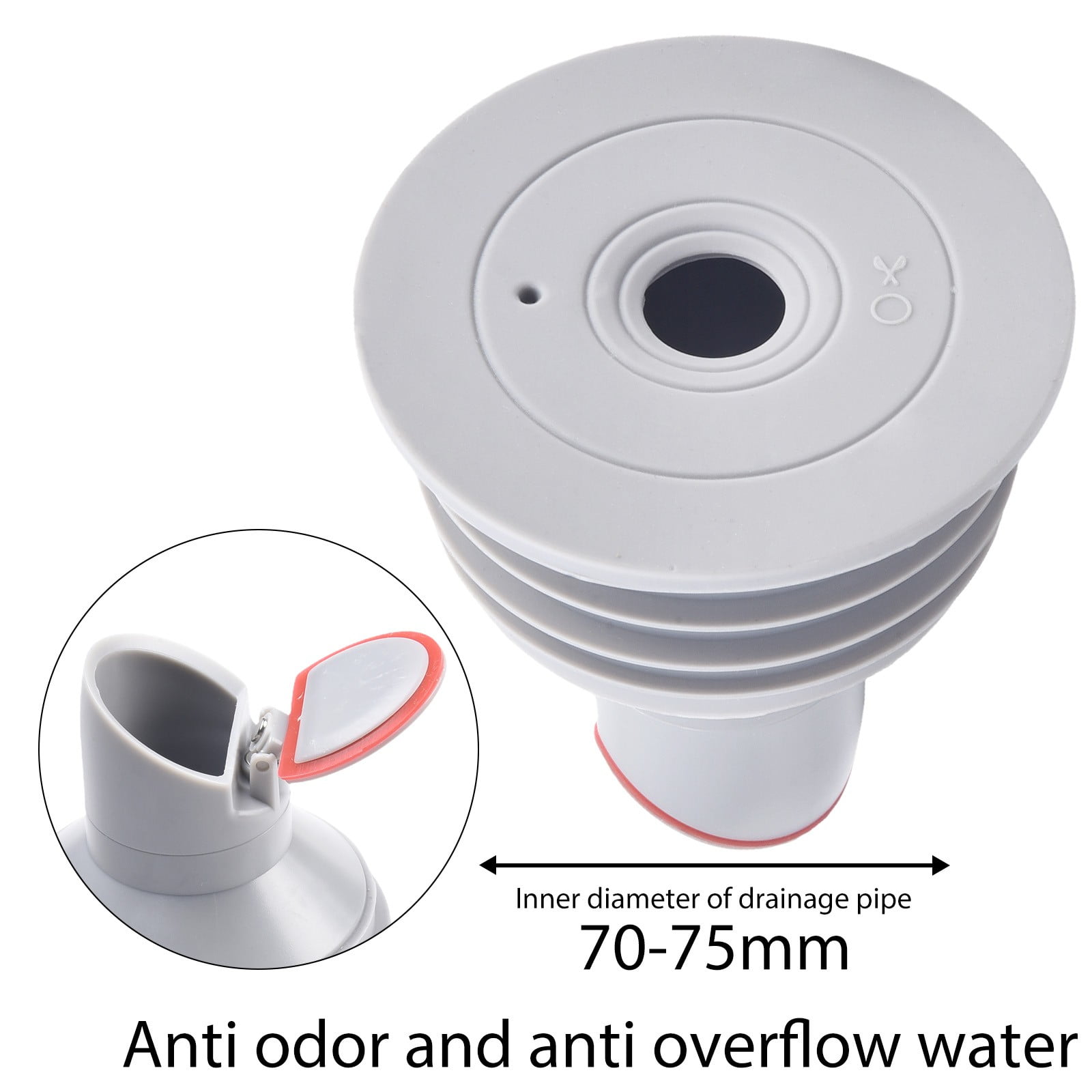 Kitchen Sewer Trap Silicone Drain Pipe Seal Plug Sink Sewer Plug ...