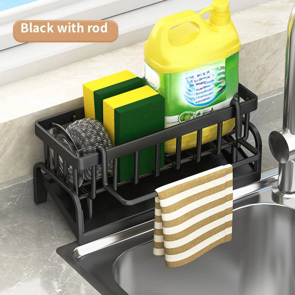 Kitchen Shelf Cleaning Cloth Storage Draining Rack Household Detergent ...