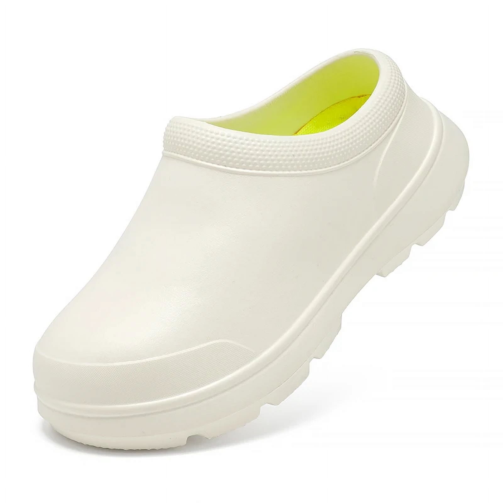 Kitchen Shoes Men Garden Clogs Outdoor Casual Waterproof Rain Shoes Non ...