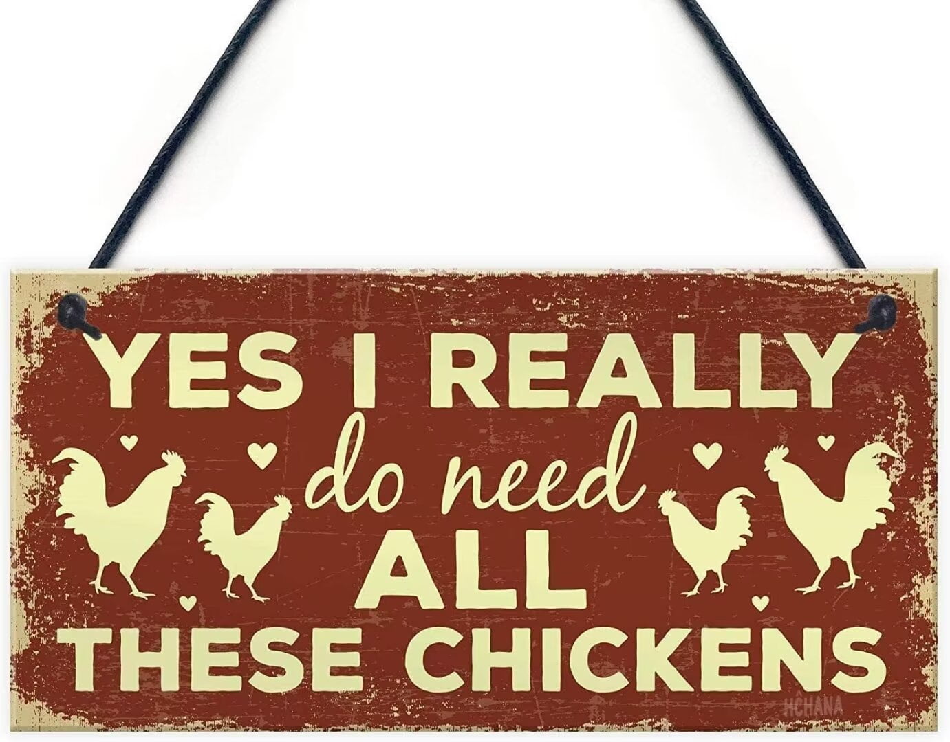 Kitchen Sign Funny Chicken Sign Novelty Birthday Gift for Chicken ...
