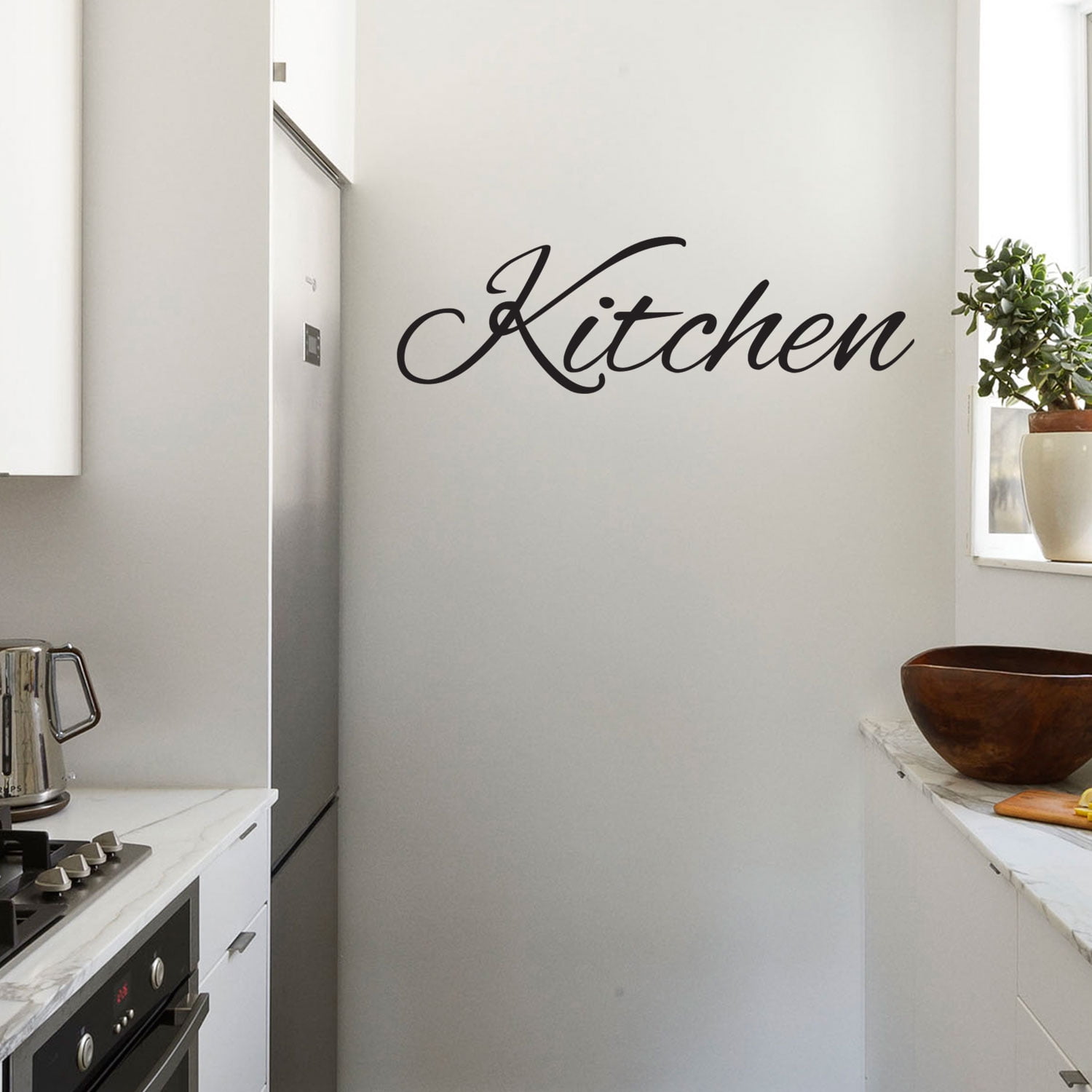 Kitchen Sign - Quotes Wall Art Vinyl Decal - 10" X 28" Decoration Vinyl ...
