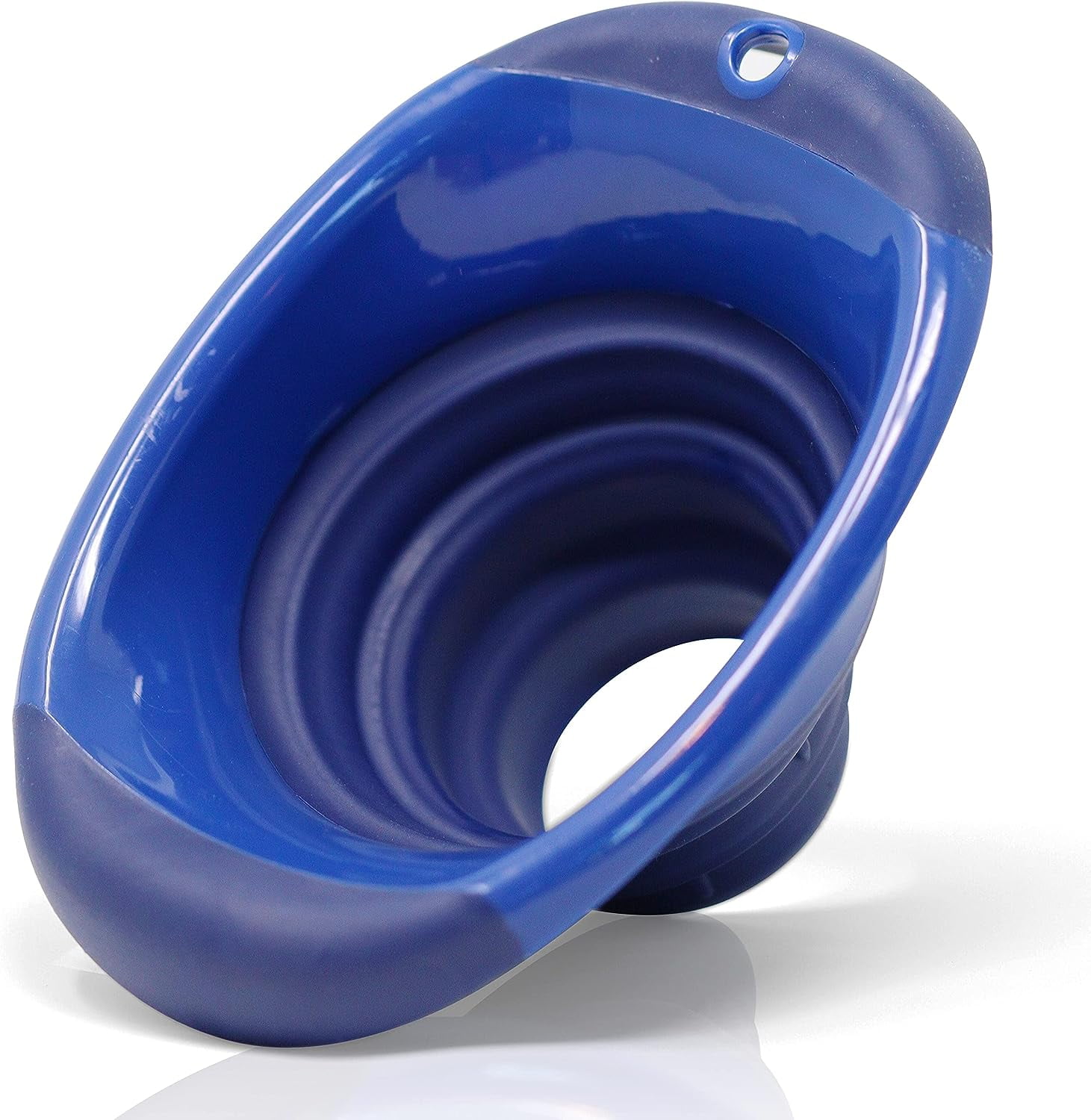 Brewing America Kitchen Silicone Funnel, Wide Mouth, Blue, Canning ...