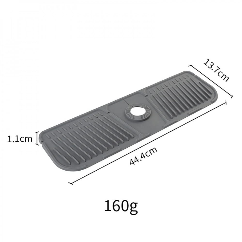 Kitchen Silicone Faucet Mat Faucet Water Catcher Mat Sink Splash Pad ...