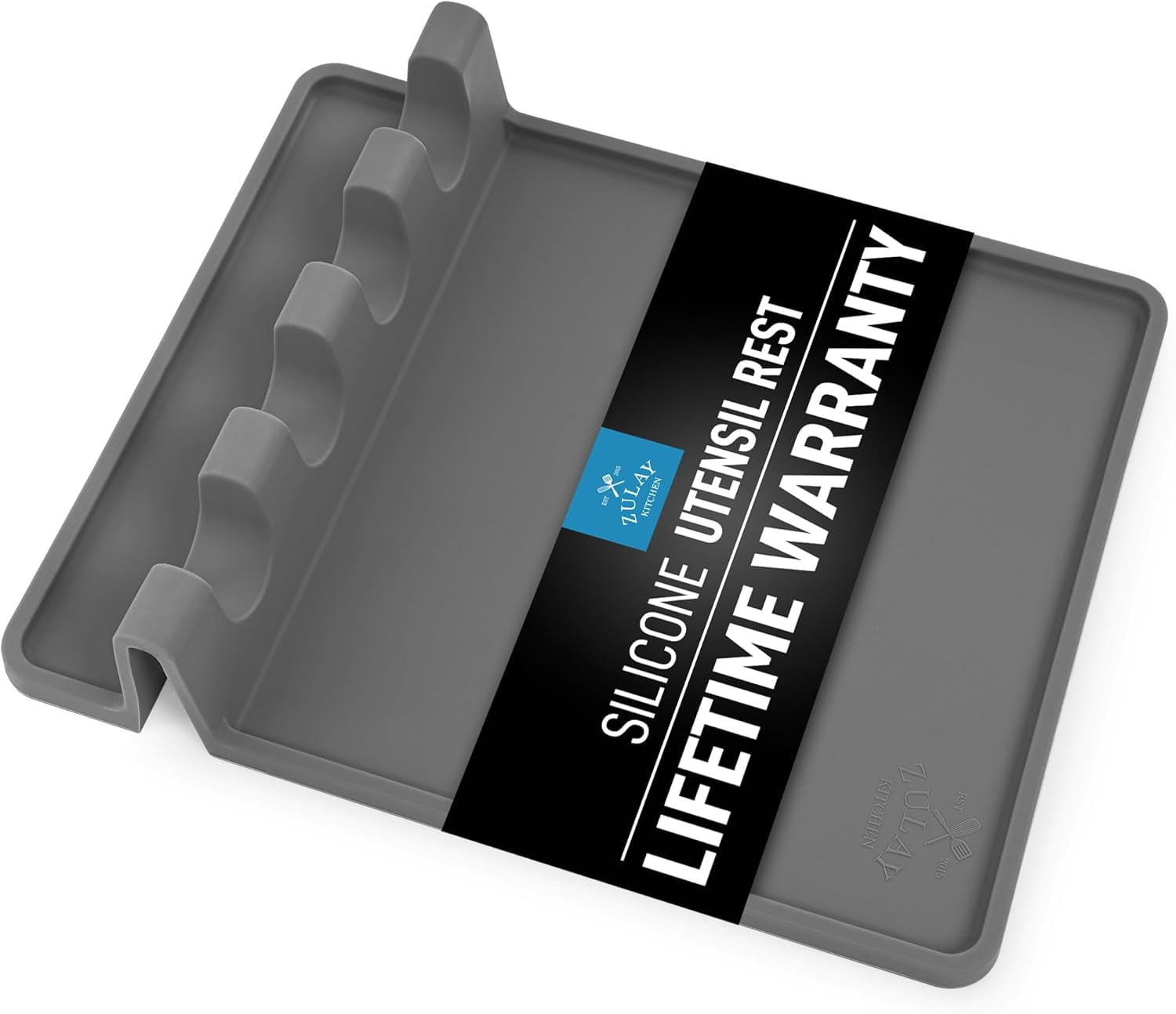 Kitchen Silicone Utensil Rest with Drip Pad for Multiple Utensils - BPA ...