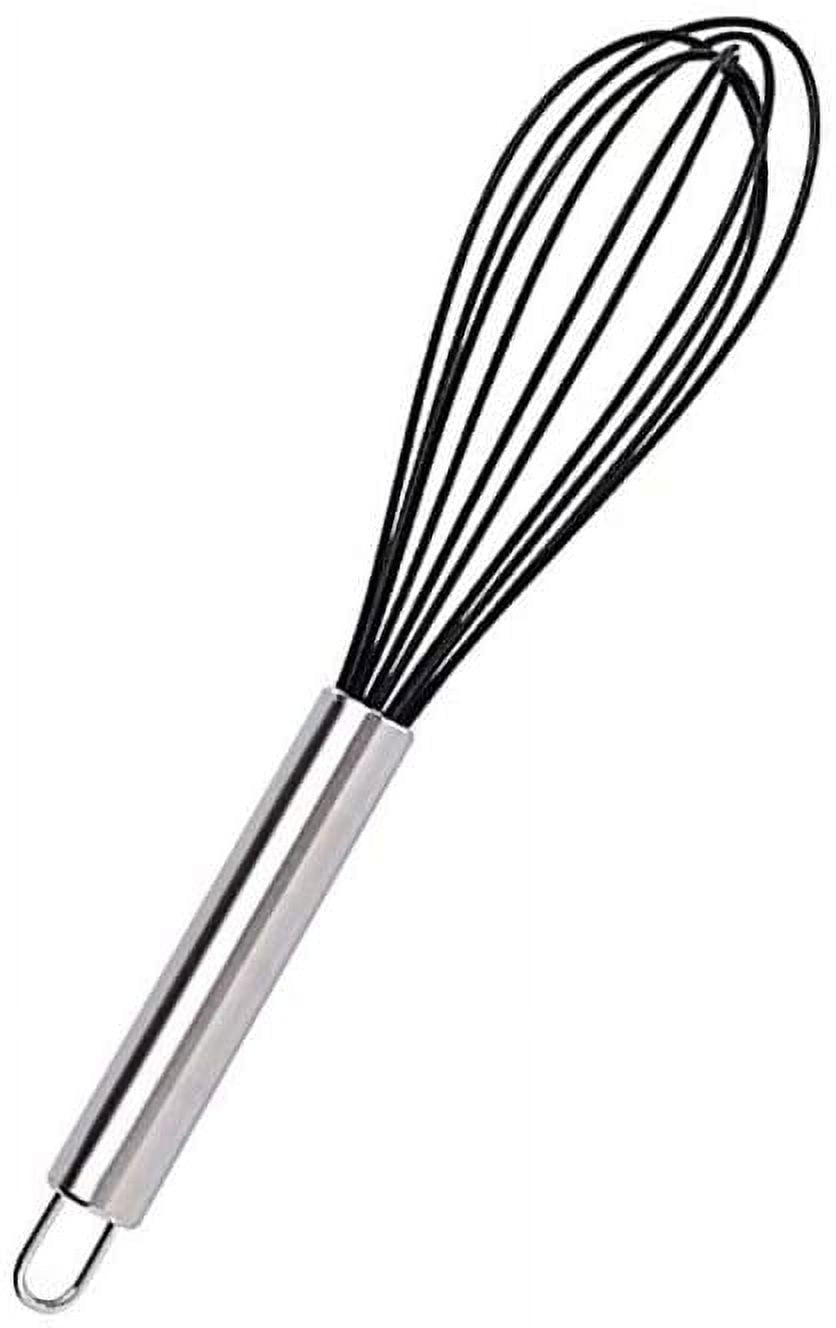Kitchen Silicone Whisk,Balloon Mini Wire Whisk, Stainless Steel ...