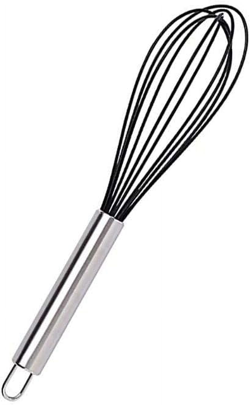 Kitchen Silicone Whisk,Balloon Mini Wire Whisk, Stainless Steel ...