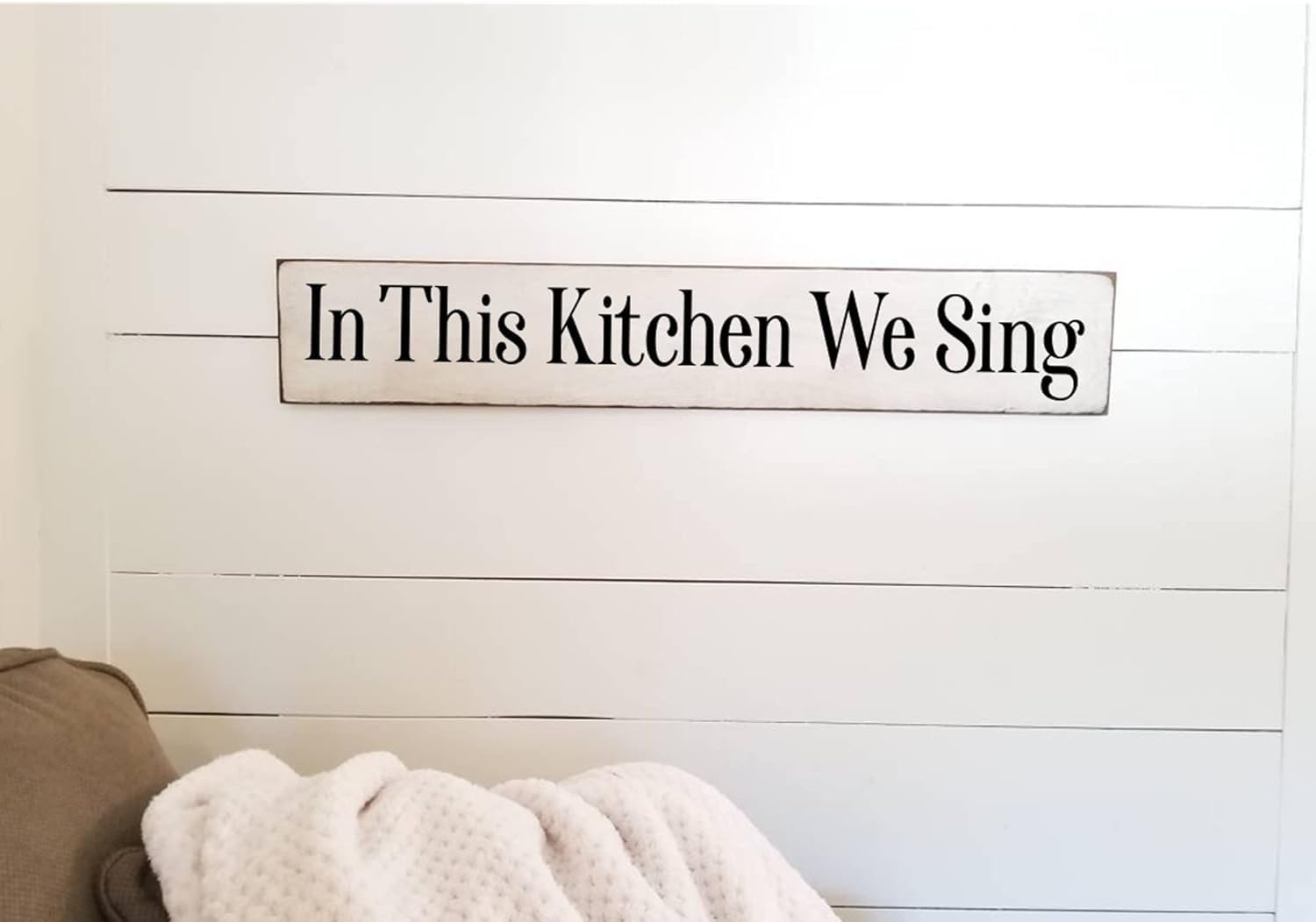 in This Kitchen We Sing - Farmhouse Decor - Kitchen Sign - Coffee Sign ...