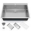 Mocoloo 30 Kitchen Sink Drop In - 30x22 inch Stainless Steel Kitchen ...