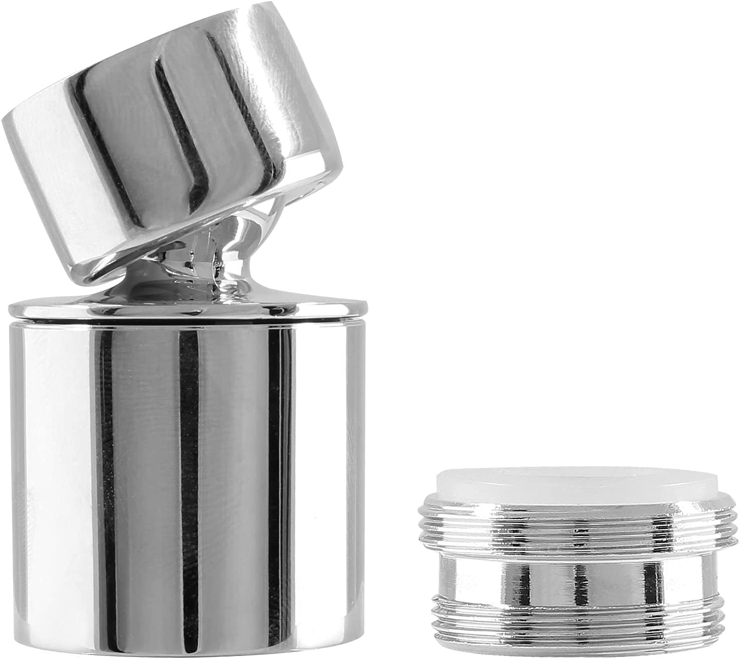 Kitchen Sink Aerator. Solid Brass Faucet Aerator. 360 Degree Swivel ...