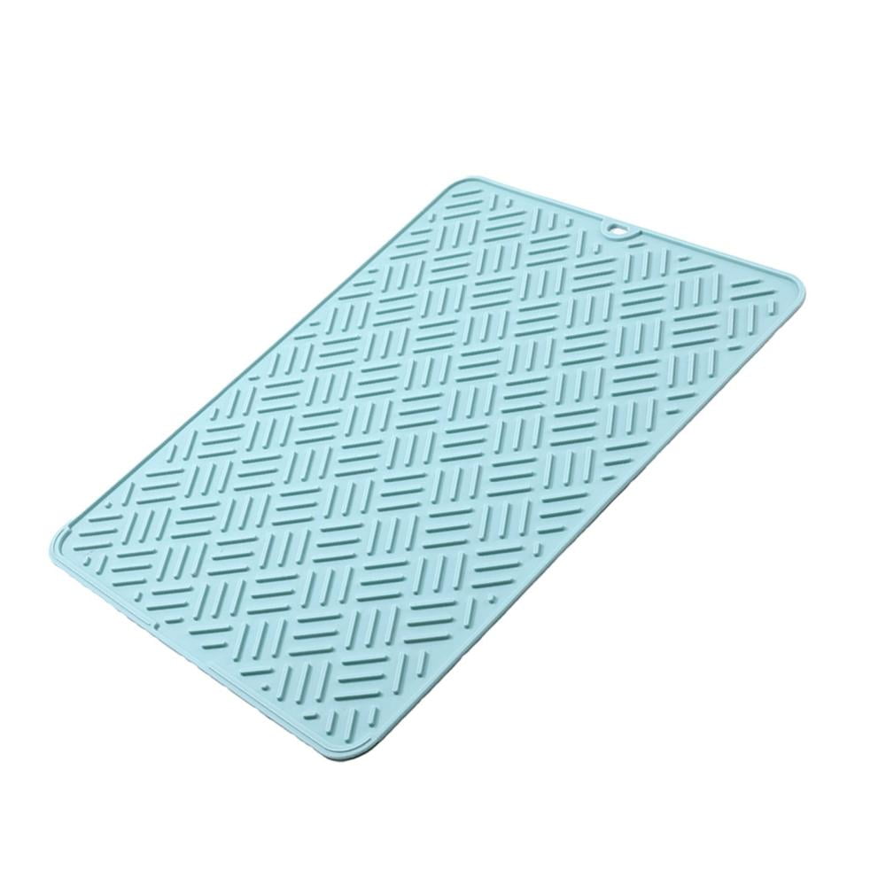 Kitchen Sink Dish Drying Mat | Heat-resistant Silicone Dish Drainer Pad ...