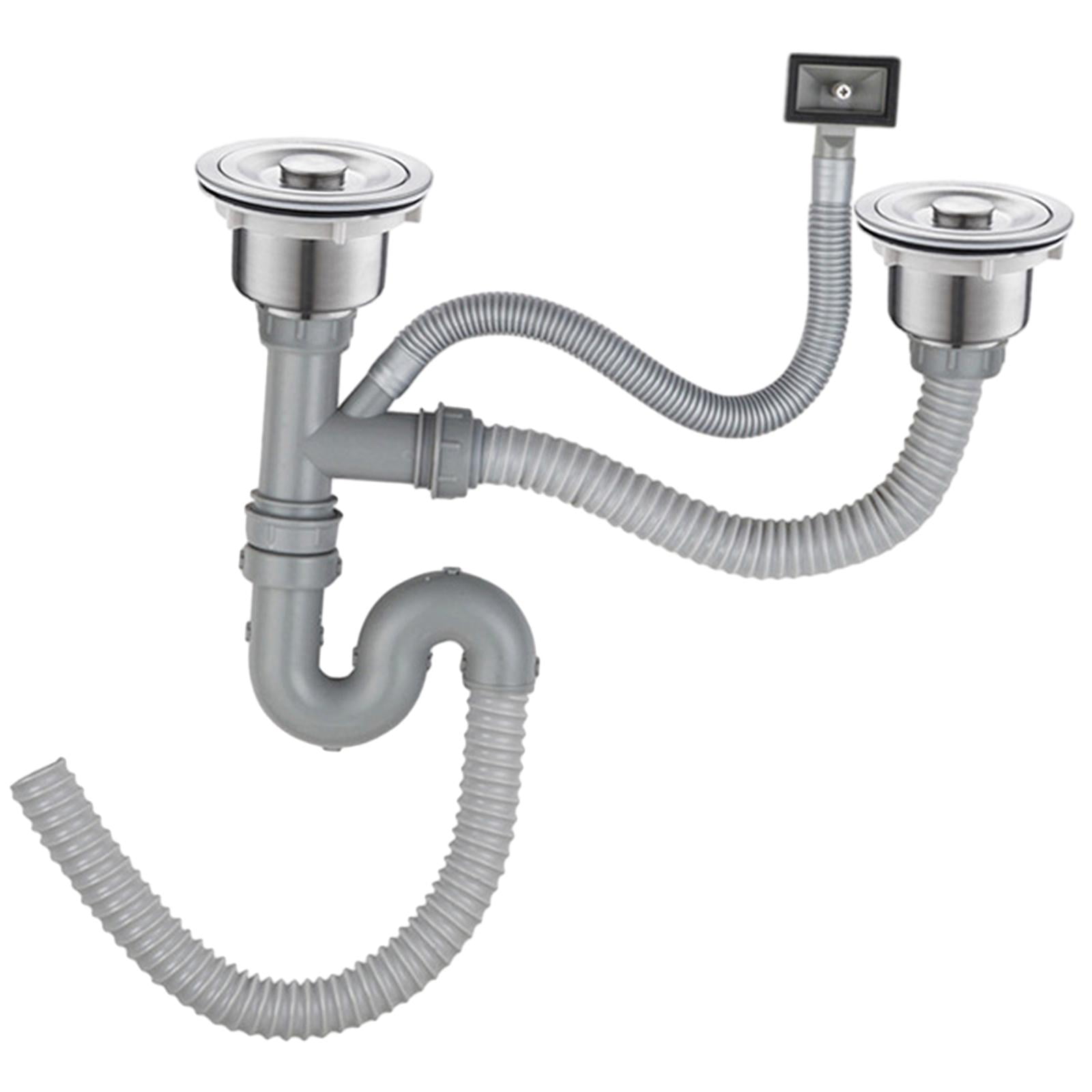 Kitchen Sink Drain Pipe Drain Hose Expandable, Easy to Install Tube ...