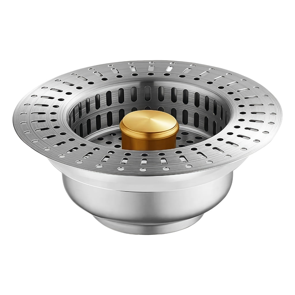 Kitchen Sink Drain Plug Stainless Steels Drain Strainer Bounce Cores ...