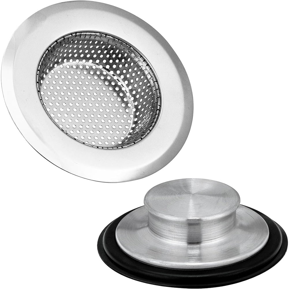 Kitchen Sink Drain Stopper Filter Screen Strainers for Net Flat Metal ...