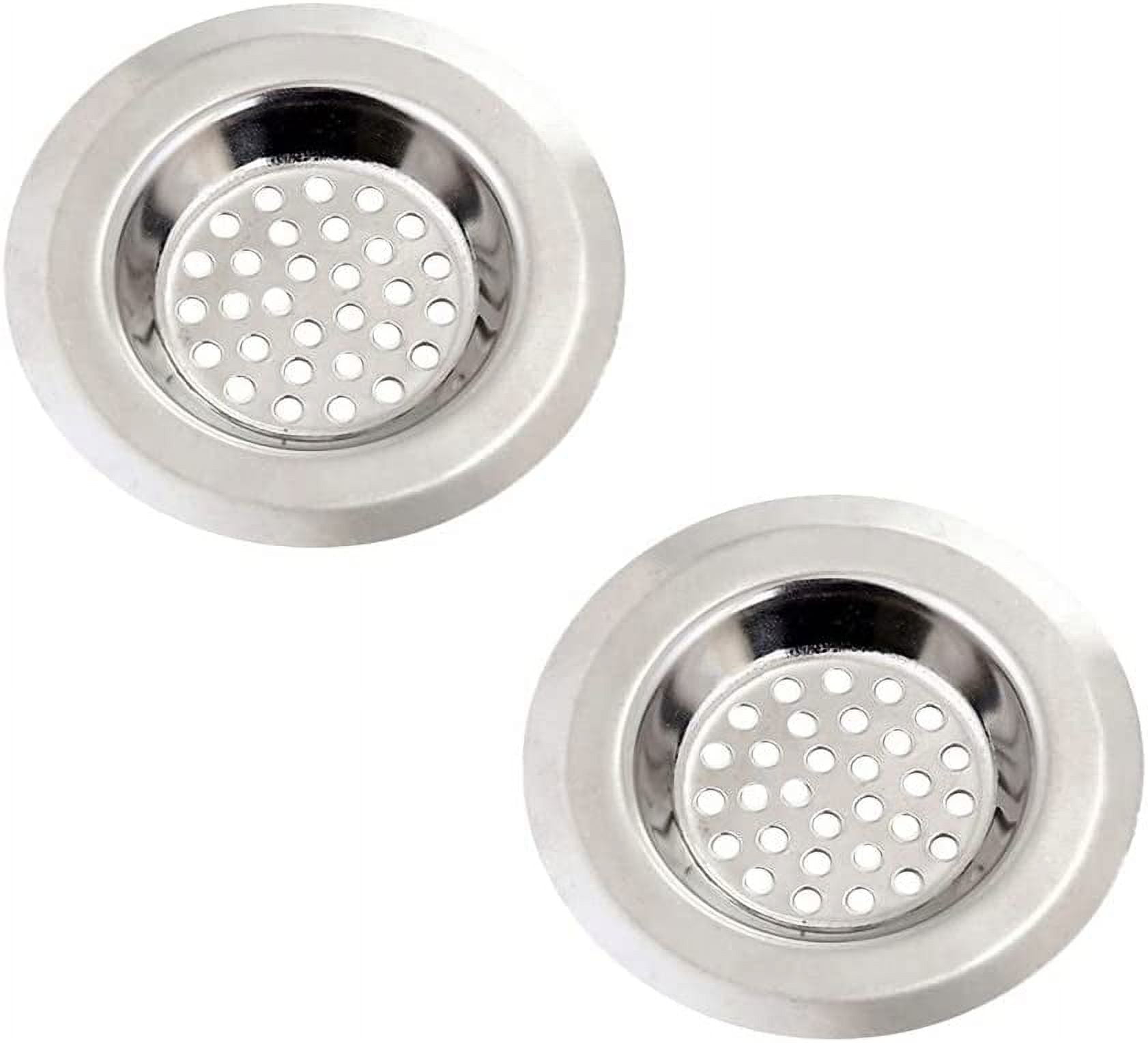 Kitchen Sink Drain Strainer, Kitchen Sink Strainers, 2 Pcs Stainless ...