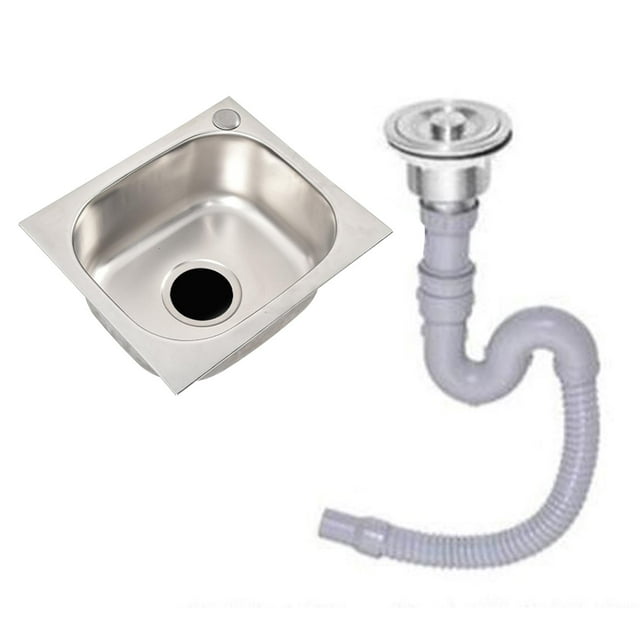 "Heavy Duty Kitchen Sink, Rustproof Drop in Bar Sinks, 37cmx32cmx14cm ...