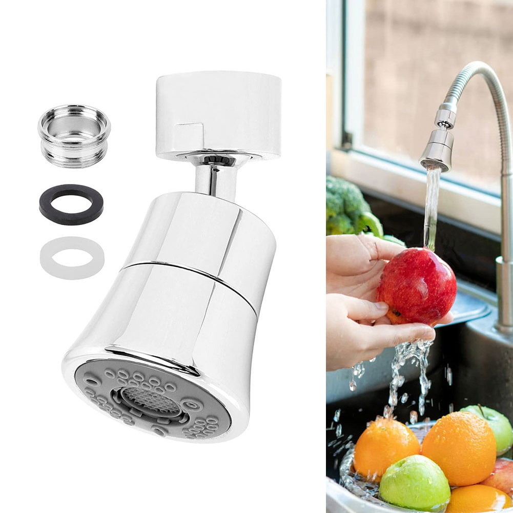Kitchen Sink Faucet Aerator 5 Modes Spray Function 360°Swivel Tap ...