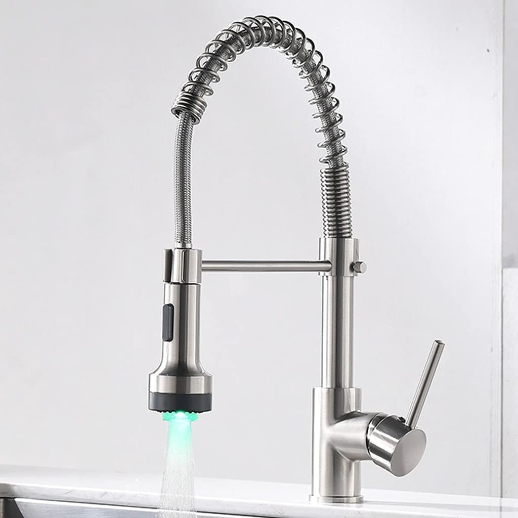 Kitchen Sink Faucet for Bar Farmhouse Commercial, 2 Function Water ...