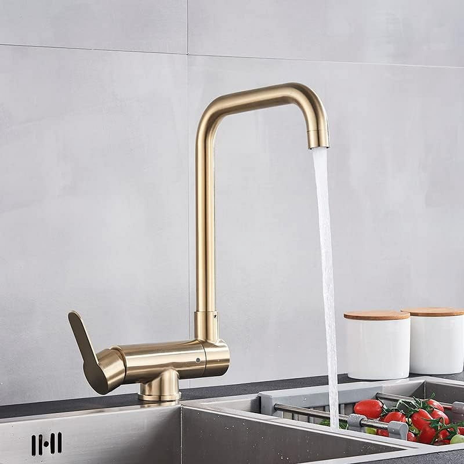 Kitchen Sink Faucet for Bar Farmhouse Commercial, Black Kitchen ...