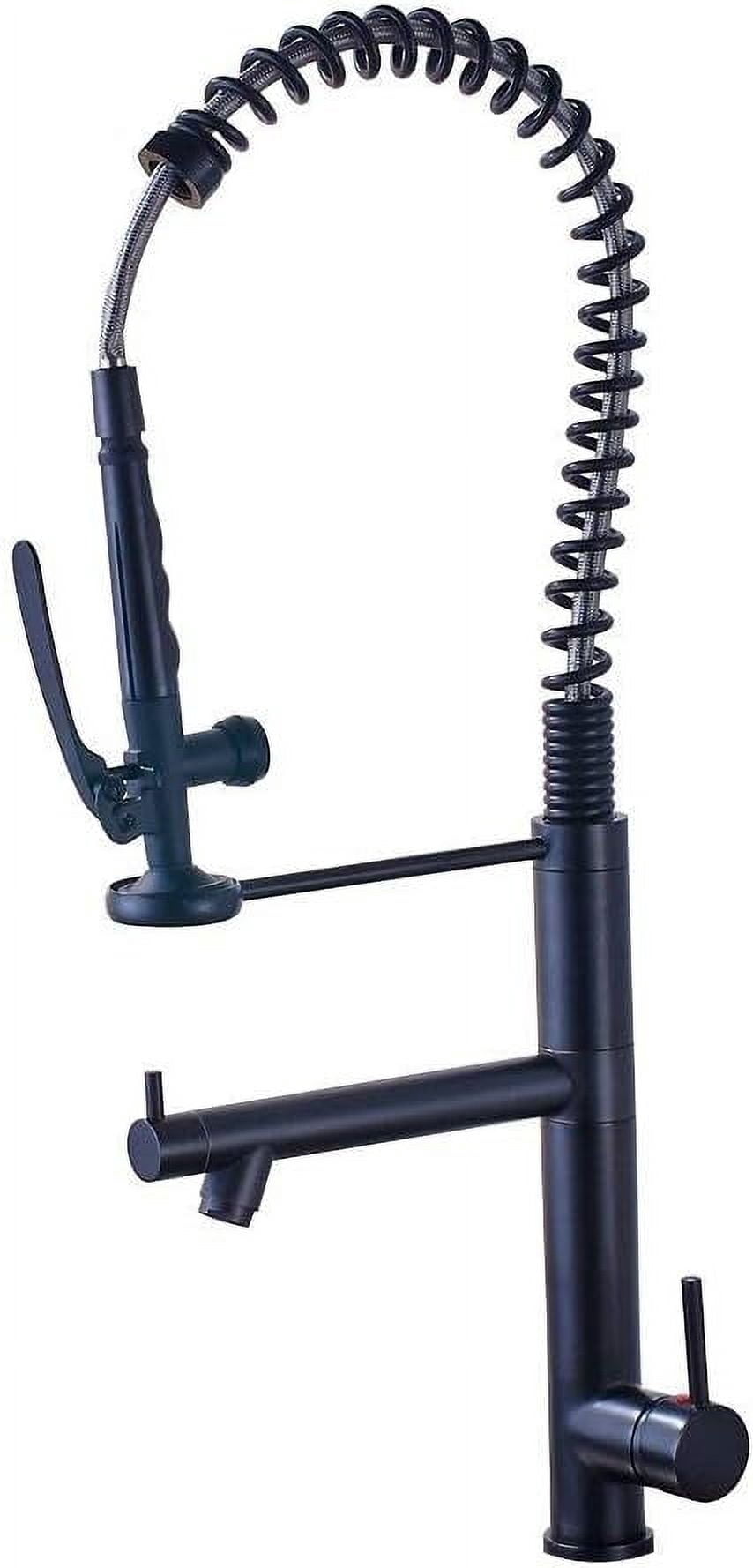 Kitchen Sink Faucet for Bar Farmhouse Commercial, Bright Chrome Spring ...