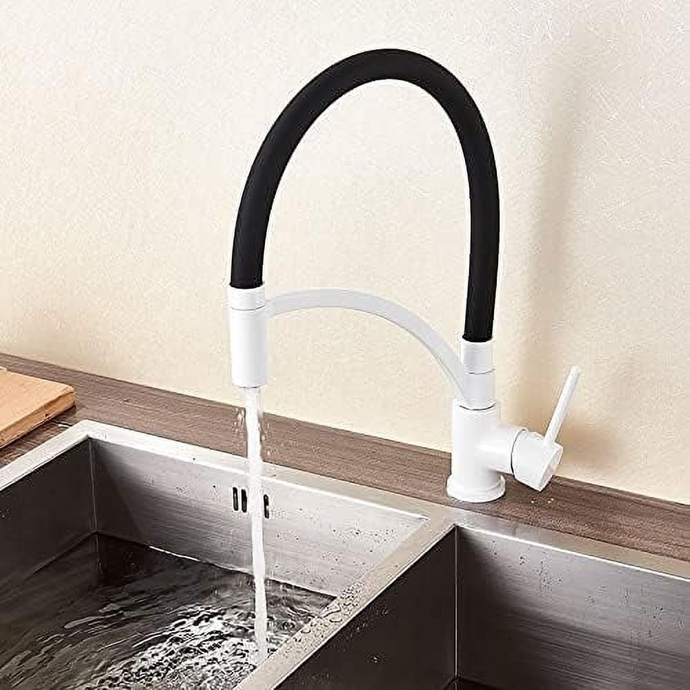 Kitchen Sink Faucet for Bar Farmhouse Commercial, Flexible Rotated ...