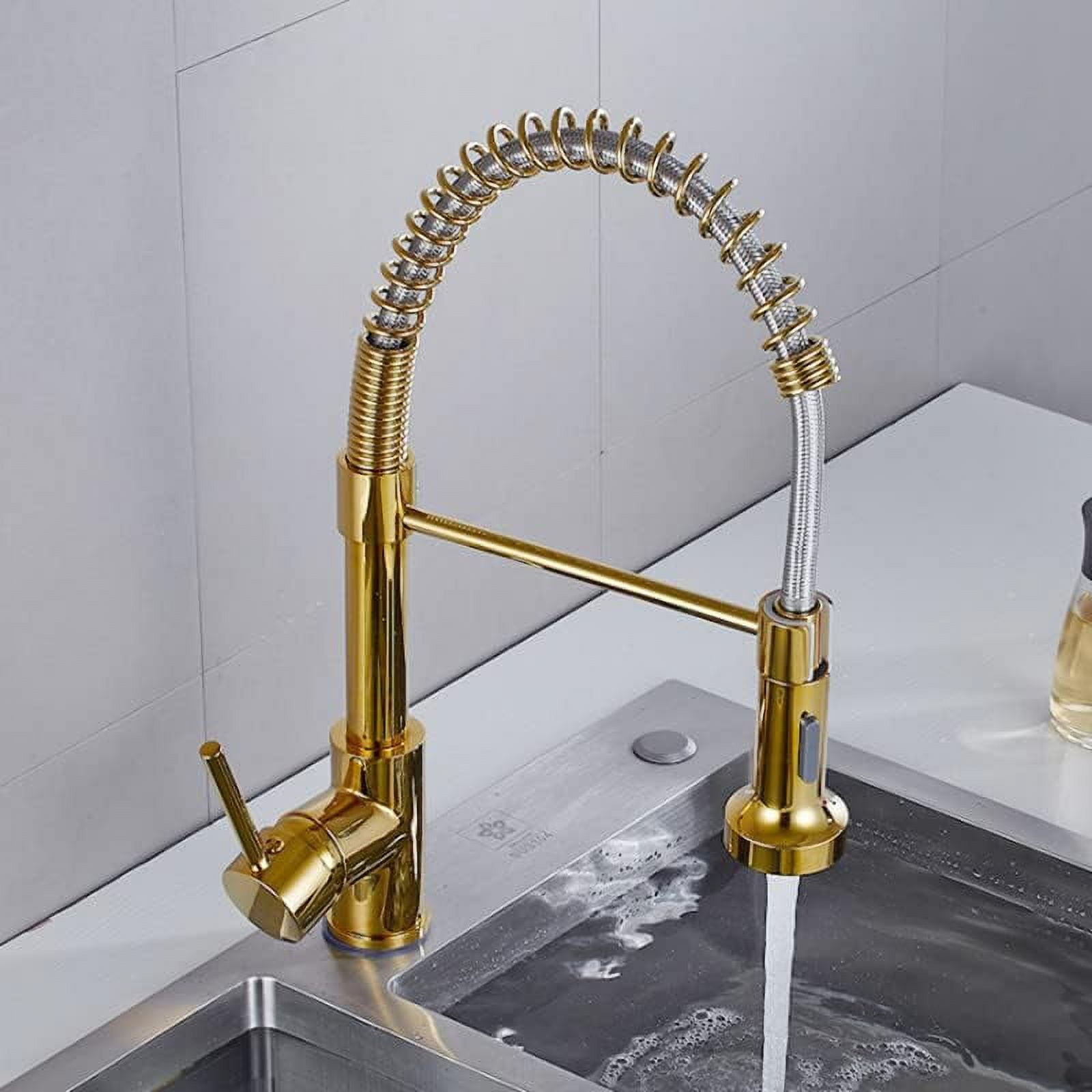 Kitchen Sink Faucet for Bar Farmhouse Commercial, Luxury Gold Kitchen ...