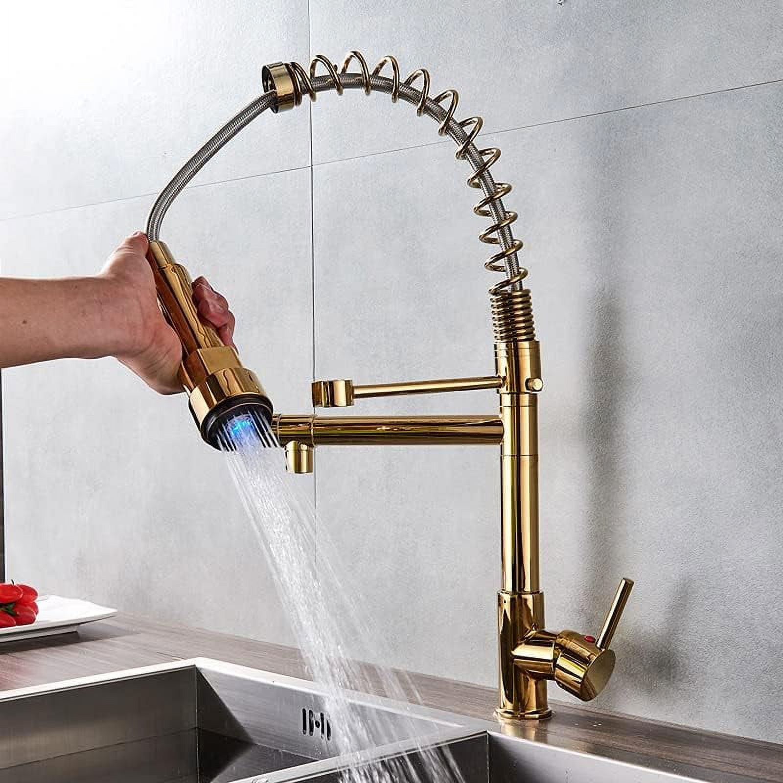 Kitchen Sink Faucet for Bar Farmhouse Commercial, Modern Luxury Brass ...