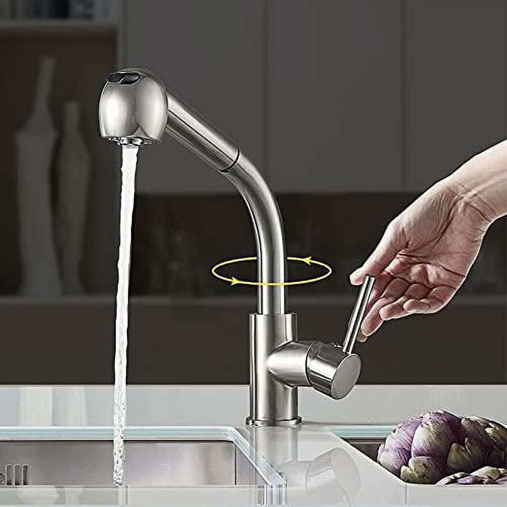 Kitchen Sink Faucet for Bar Farmhouse Commercial, Pull Out Kitchen ...