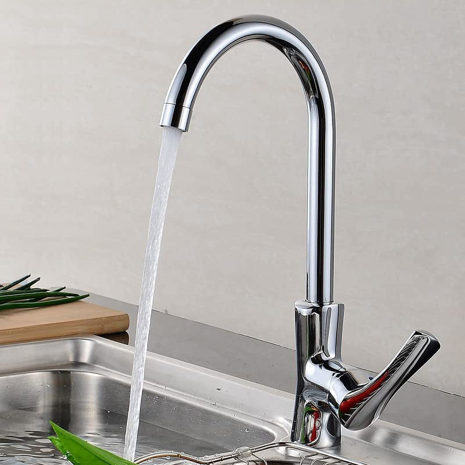 Kitchen Sink Faucet for Bar Farmhouse Commercial, Rotate Kitchen Faucet ...