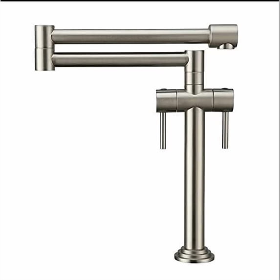 Kitchen Sink Faucet for Bar Farmhouse Commercial, Solid Brass Crane for ...