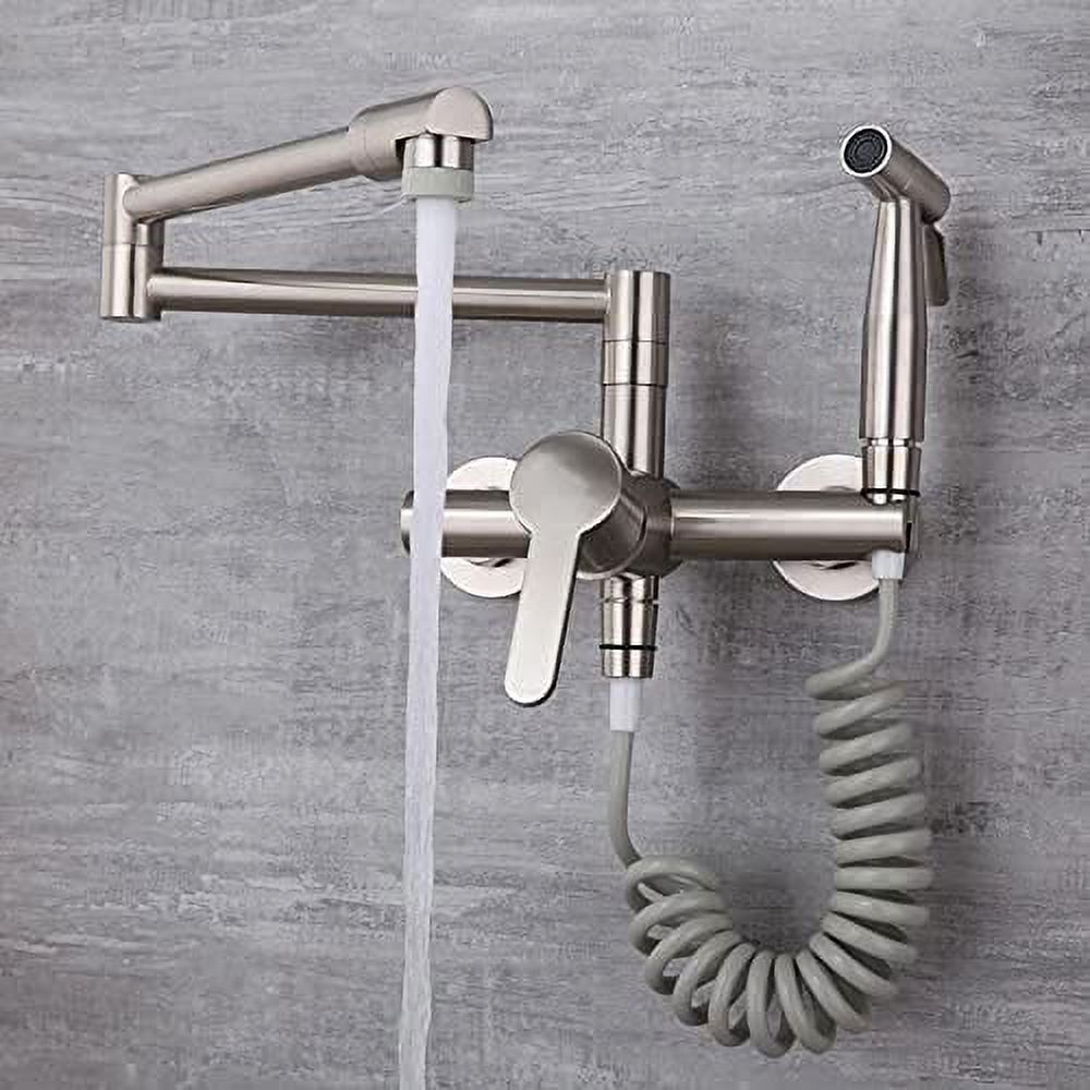 Kitchen Sink Faucet for Bar Farmhouse Commercial, Solid Brass Hot ...