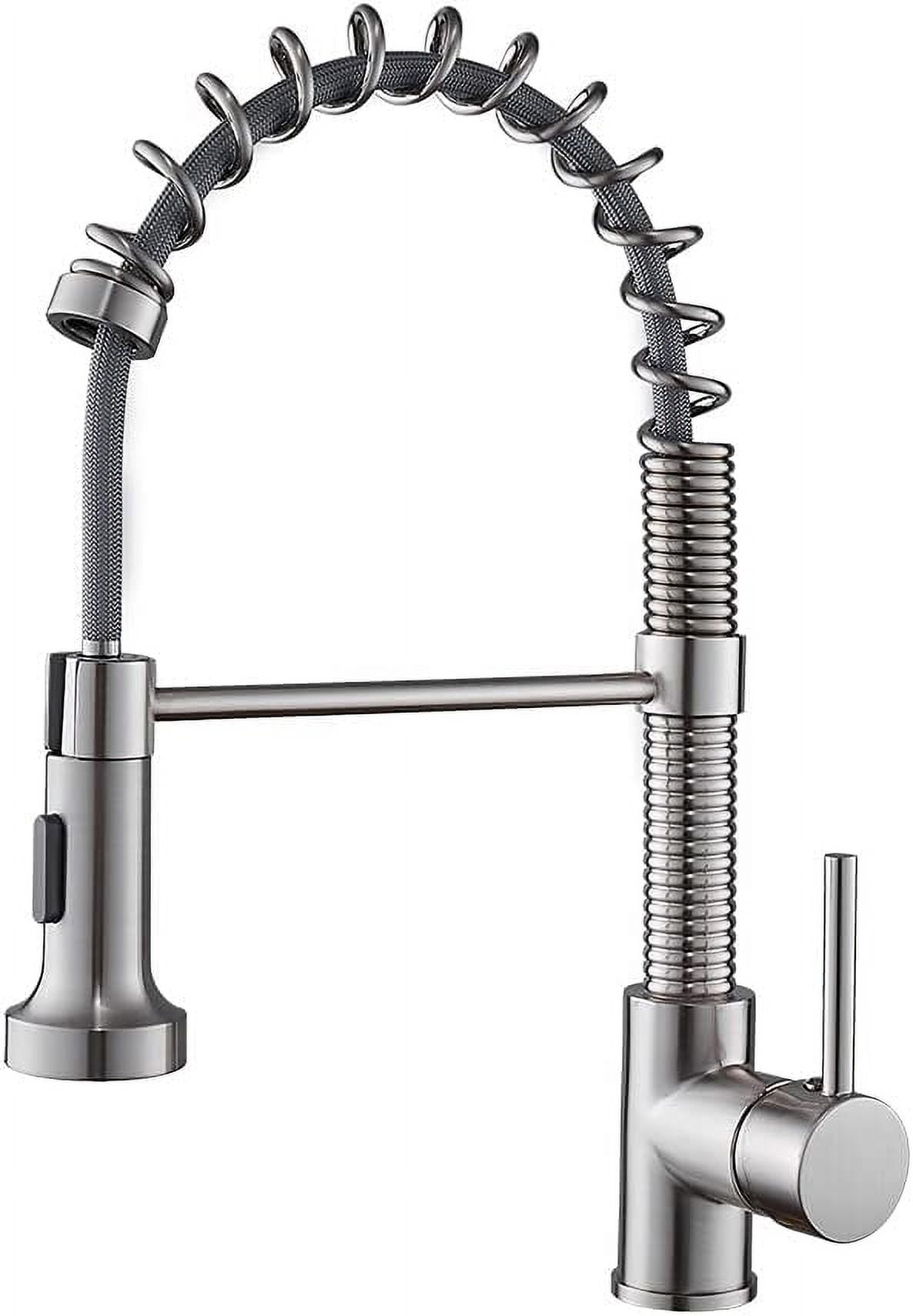 Kitchen Sink Faucet for Bar Farmhouse Commercial, Spring Pull Out ...