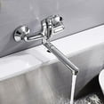 Kitchen Sink Faucet for Bar Farmhouse Commercial, Wall Mounted Kitchen Faucet Mixers, Single ...