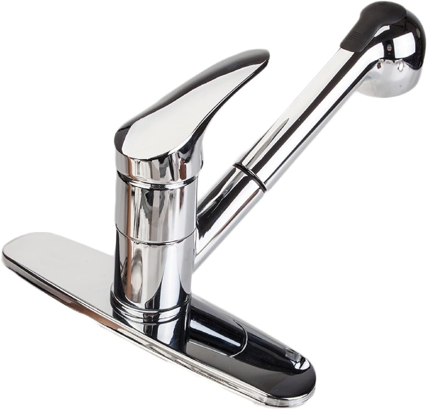 Kitchen Sink Faucet, Commercial Stainless Steel Laundry Single Handle ...