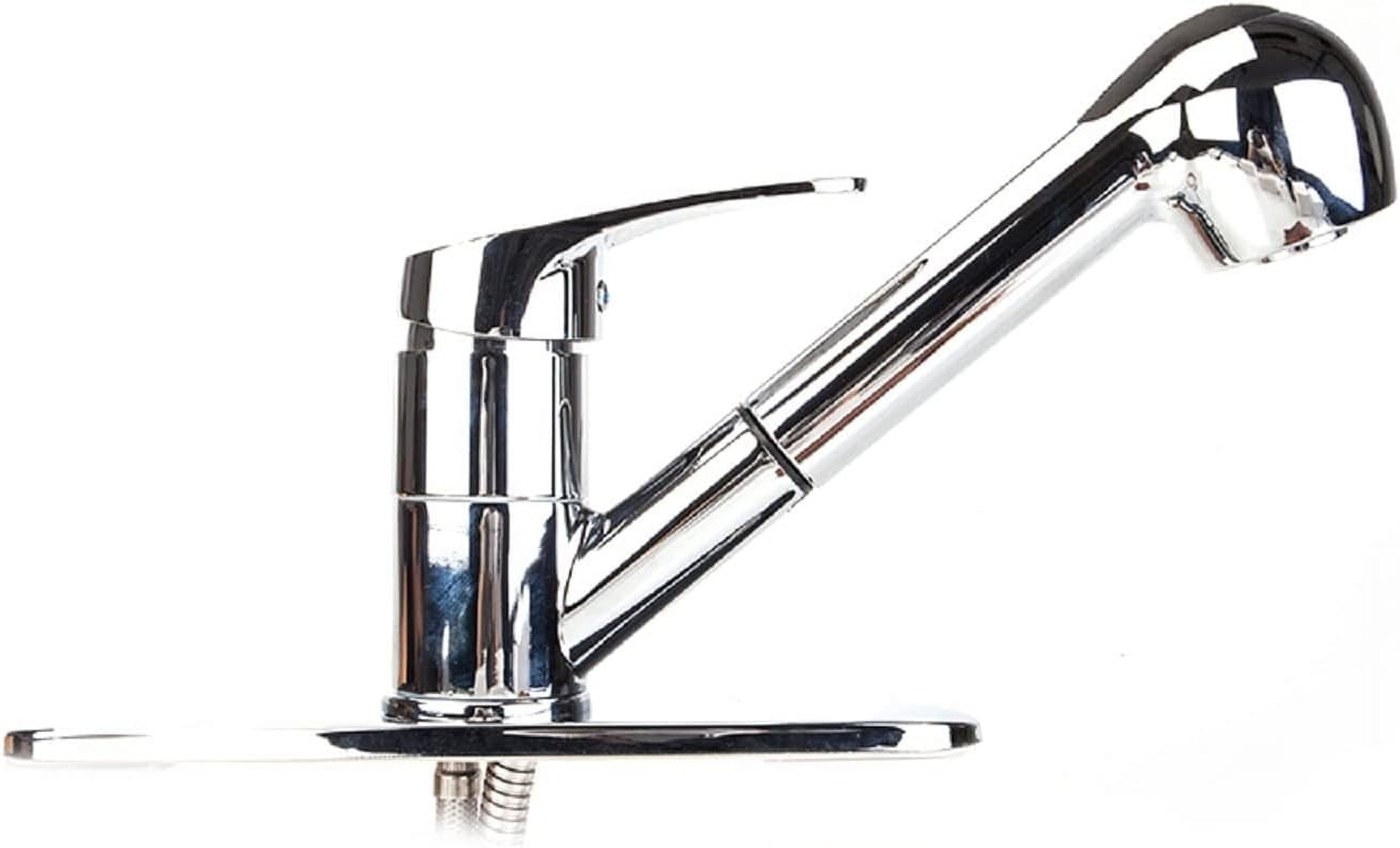 Kitchen Sink Faucet, Commercial Stainless Steel Laundry Single Handle ...