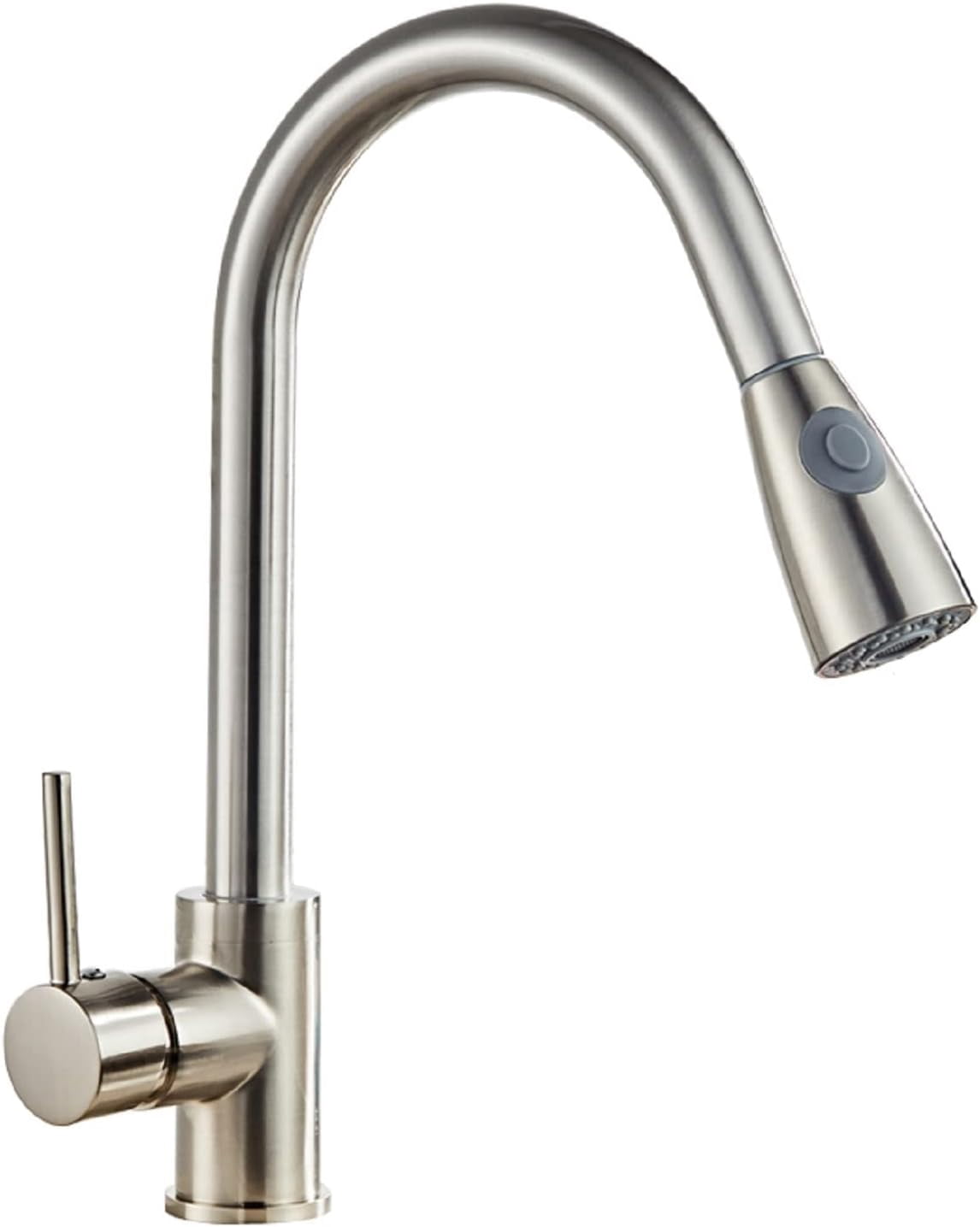 Kitchen Sink Faucet, High Arc Single Lever Single Handle Stainless ...