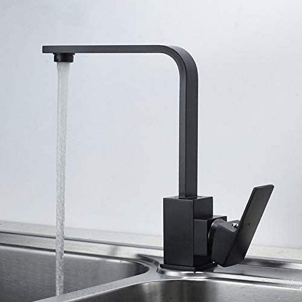 Kitchen Sink Faucet Kitchen Faucet Hot and Cold Water Mixer Square Type ...